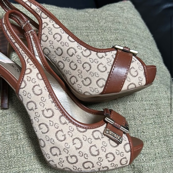 G by Guess | Shoes | Guess Brown High Heel Shoes | Poshmark